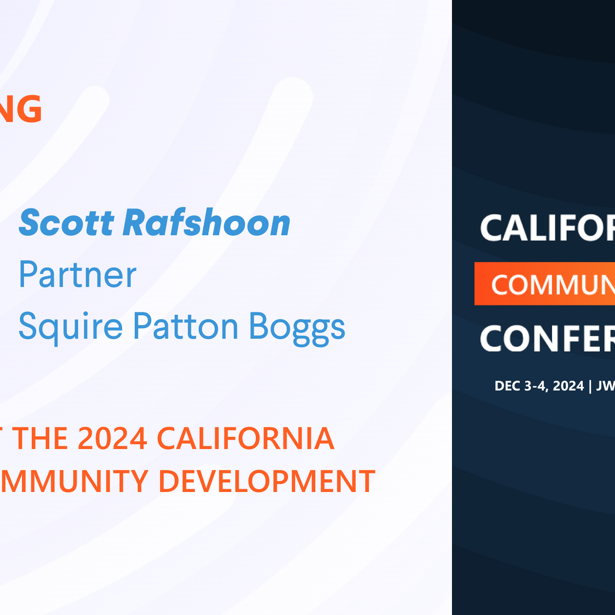 Scott Rafshoon, Partner at Squire Patton Boggs is scheduled to speak a ...